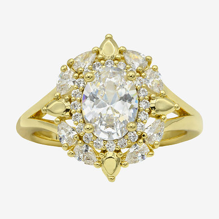 Click here for Sparkle Allure Womens Cubic Zirconia 14K Gold Over... prices