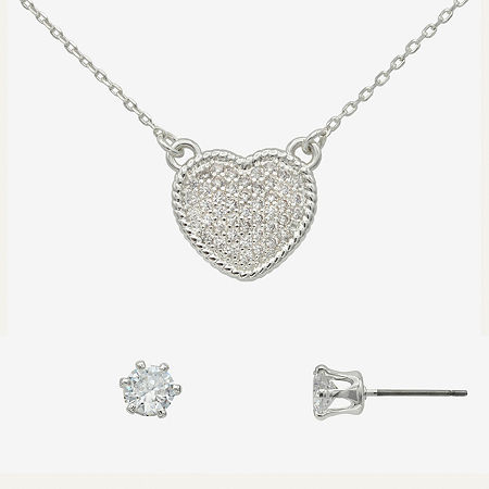 Click here for Sparkle Allure Womens Cubic Zirconia Pure Silver O... prices