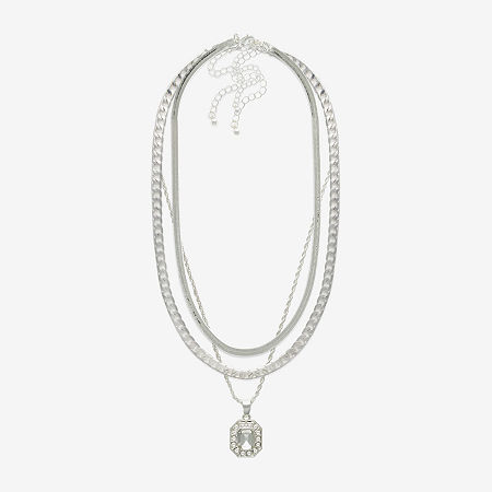Click here for Bold Elements Silver Tone Womens 19 Inch Strand Ne... prices