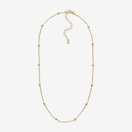Click here for Mixit Freeform Womens 18 Inch Bead Chain Necklace... prices