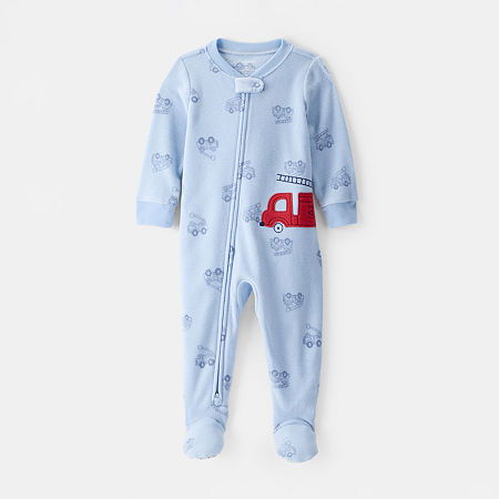 Click here for Carters Baby Boys Footed Fleece Round Neck Long Sl... prices