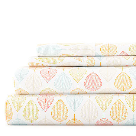ienjoy Home The Boho & Beyond Premium Ultra Soft Pattern 4-Pc. Sheet Set  King - Yellow