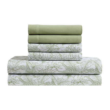 Click here for Caribbean Joe Cooling 6-Pc. Sheet Set  King - Trop... prices