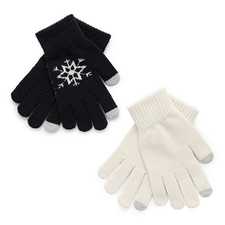 Click here for Mixit Red Bow 2-Pack 2 Pack Gloves  One Size  Blac... prices