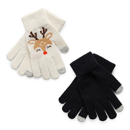 Click here for Mixit Red Bow 2-Pack 2 Pack Gloves  One Size  Beig... prices