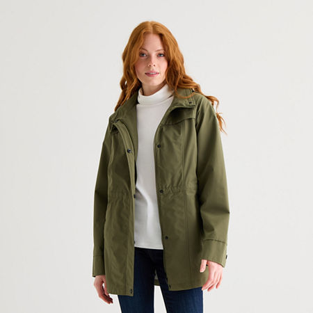 Click here for Gallery Womens Packable Lightweight Raincoat  Medi... prices