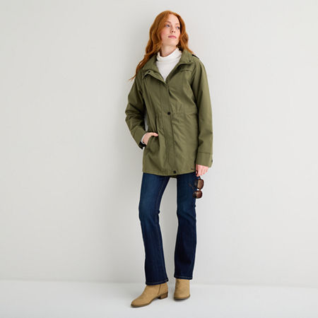Click here for Gallery Womens Packable Lightweight Raincoat  Larg... prices