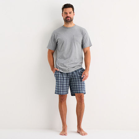 Click here for St. Johns Bay Mens Crew Neck Short Sleeve Pajama T... prices