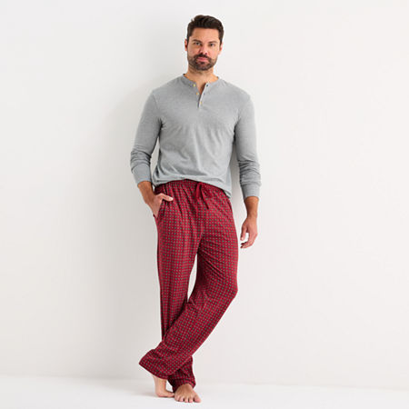 Click here for Stafford Mens Henley Neck Long Sleeve Pajama Top... prices
