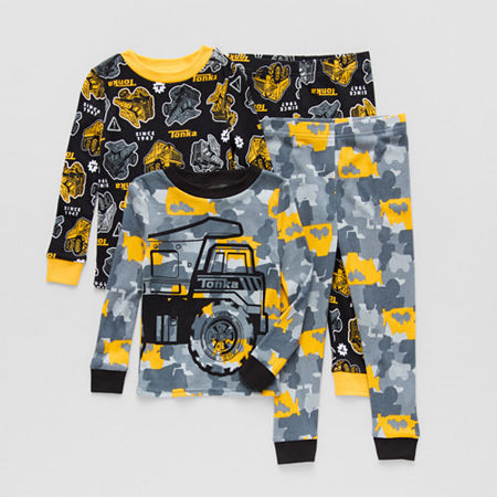 Click here for Tonka Toddler Boys Crew Neck Long Sleeve 4-pc. Paj... prices