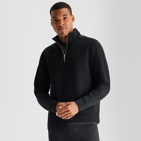 Click here for Stylus Mens High Neck Long Sleeve Quarter-Zip Pull... prices