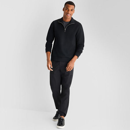 Click here for Stylus Mens High Neck Long Sleeve Quarter-Zip Pull... prices