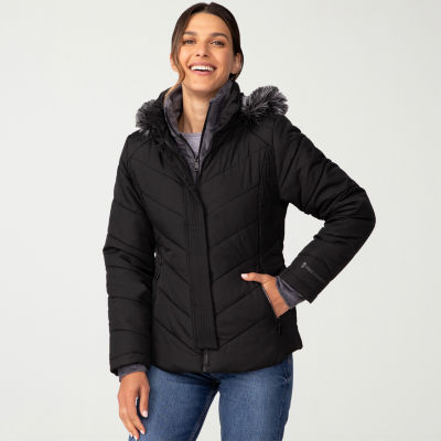 Free Country Womens Water Resistant Heavyweight Puffer Jacket - JCPenney