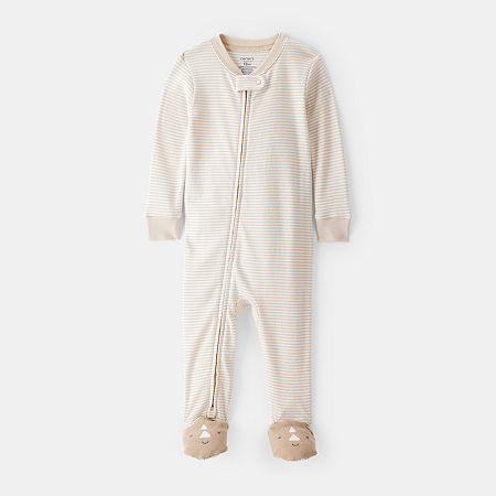 Click here for Carters Baby Boys Footed Rib Round Neck Long Sleev... prices