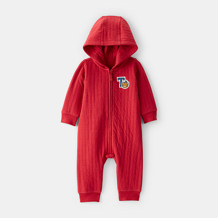 Click here for Carters Baby Boys Hooded Long Sleeve Jumpsuit  9 M... prices