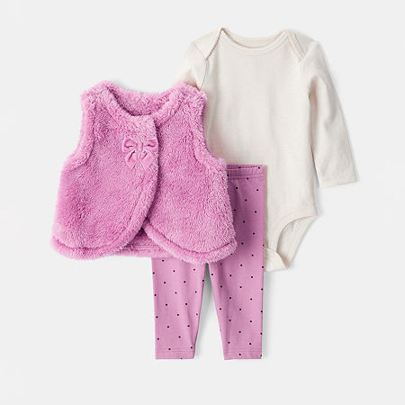 Click here for Carters Baby Girls 3-pc. Pant Set  18 Months  Purp... prices