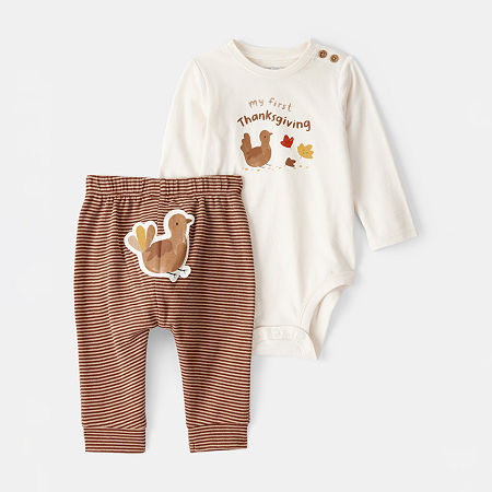Click here for Carters Baby Cotton My First Thanksgiving Long-Sle... prices