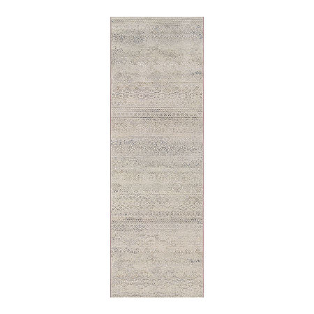 Click here for Couristan Capella Runner Rug  One Size  Gray prices