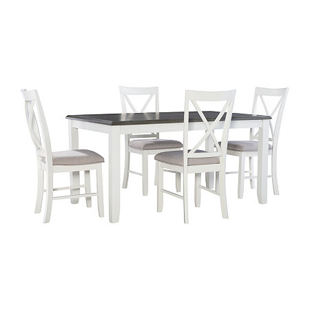 Click here for Janisse 5-Pc Dining Set  One Size  Gray prices