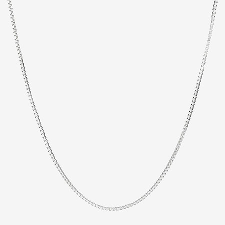 Click here for Womens 14K Gold 20 Inch Box Chain Necklace  One Si... prices