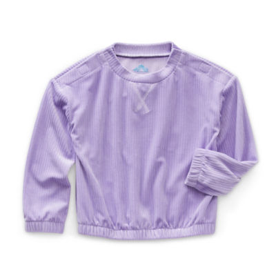 Thereabouts Little & Big Girls Adaptive Round Neck Long Sleeve ...