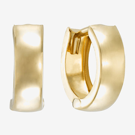 Click here for 14K Yellow Gold 12.5mm Hinged Hoop Earrings  One S... prices