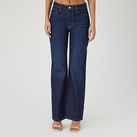 Click here for Forever 21 Womens Juniors High Rise Straight Leg J... prices