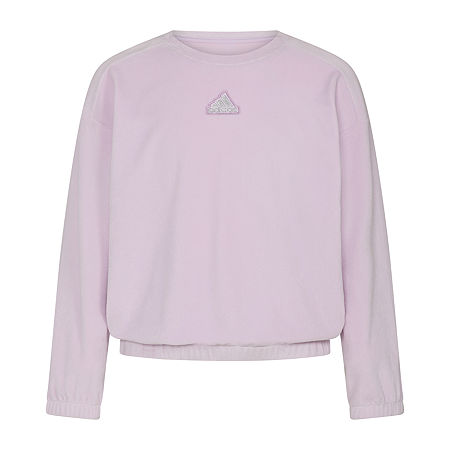 Click here for Girls (7-16) adidas(R) Oversized Velour Crew Neck... prices