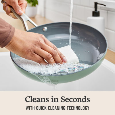 Calphalon Ceramic 12-pc. Non-Stick Cookware Set, Color: Silver Ash ...