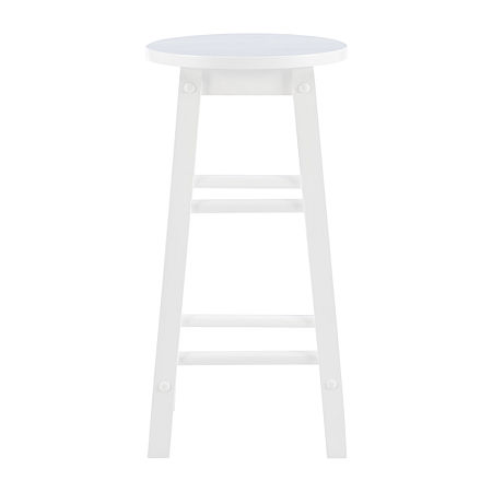 Click here for Woodlands Barstool  One Size  White prices