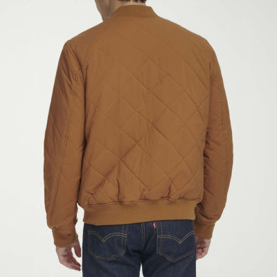 Levi's® Mens Water Resistant Midweight Quilted Bomber Jacket, Color ...