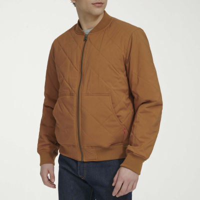 Levi's® Mens Water Resistant Midweight Quilted Bomber Jacket, Color ...