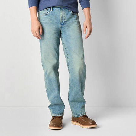 Click here for mutual weave Mens Straight Leg Relaxed Fit Jean  3... prices
