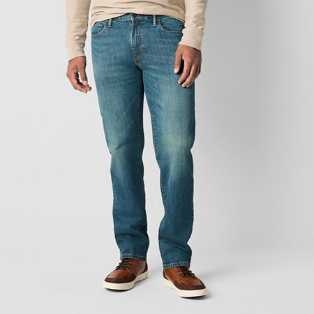 Click here for mutual weave Mens Straight Leg Relaxed Fit Jean  3... prices