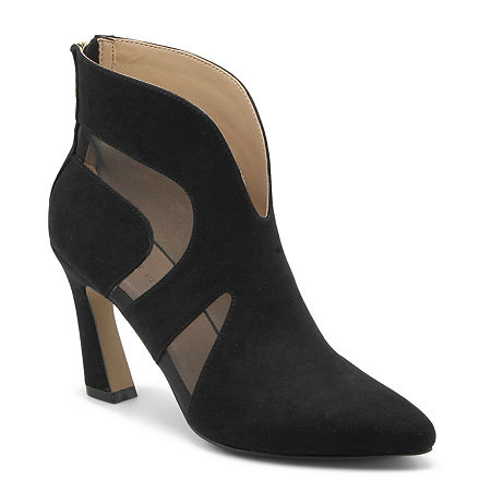 Click here for Adrienne Vittadini Womens Nuss Flared Heel Booties... prices