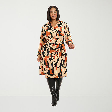 Click here for London Style Womens Long Sleeve Striped Midi Plus... prices