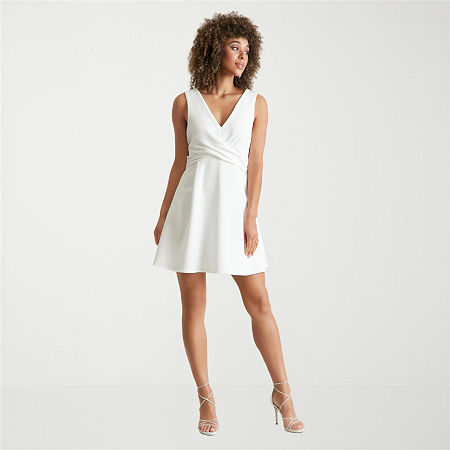 Click here for Clover And Sloane Womens Sleeveless Fit + Flare Dr... prices