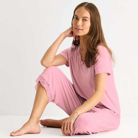 Click here for Ambrielle Womens Pajama Pants  Large  Pink prices
