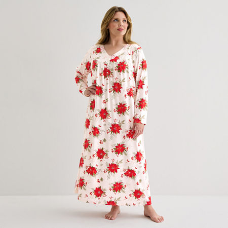 Click here for Adonna Womens V Neck Long Sleeve Plus Nightgown  2... prices