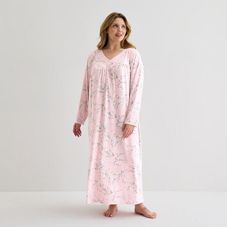 Click here for Adonna Womens V Neck Long Sleeve Plus Nightgown  2... prices