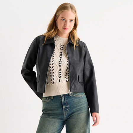 Click here for a.n.a Womens Faux Leather Lightweight Jacket  Medi... prices