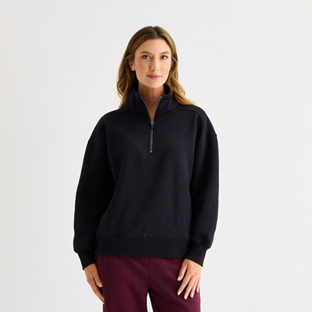 Click here for Xersion Womens Oversized Super Soft Fleece Half Zi... prices