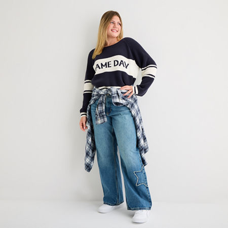 Click here for Arizona Juniors Plus Womens Low Rise Straight Leg... prices