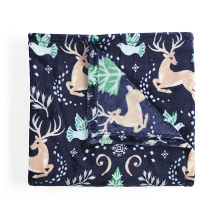 Click here for North Pole Trading Co. Holiday Velvet Plush Throw... prices
