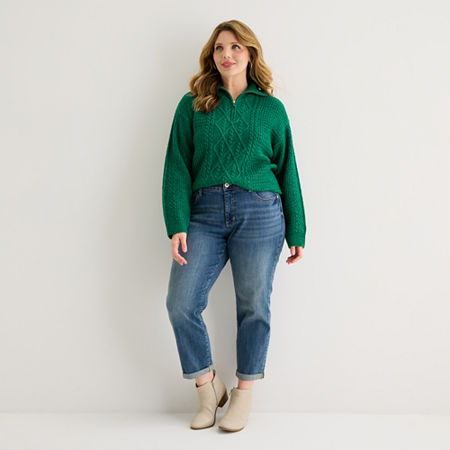 Click here for St. Johns Bay - Plus Womens Mid Rise Regular Fit J... prices