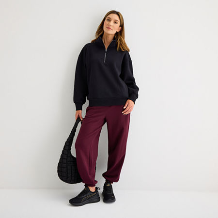 Click here for Xersion Womens Super Soft Fleece Rib Half Zip Pull... prices