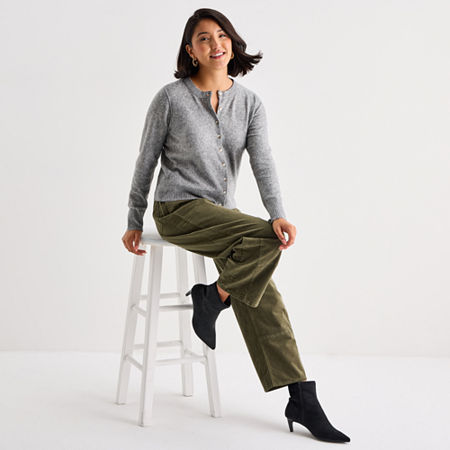 Click here for a.n.a Womens Crew Neck Long Sleeve Button Animal C... prices