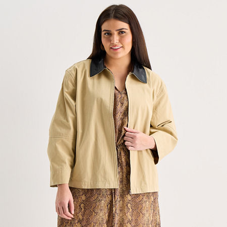 Click here for a.n.a Womens Plus Midweight Work Jacket  1x  Beige prices