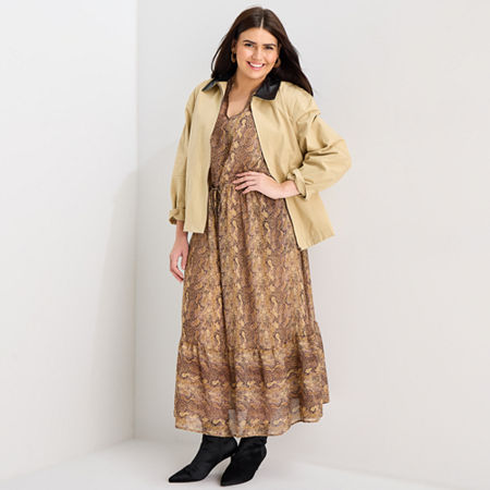 Click here for a.n.a Womens Midweight Plus Work Jacket  5x  Beige prices