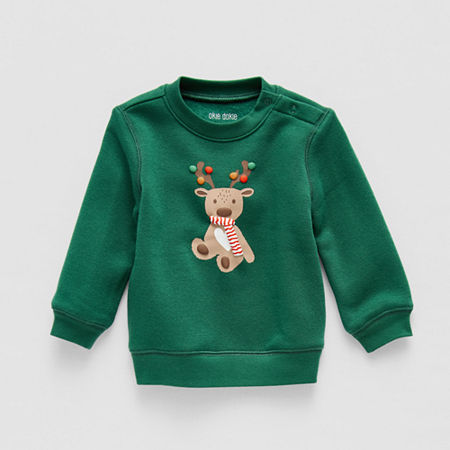 Click here for Okie Dokie Baby Boys Round Neck Fleece Long Sleeve... prices